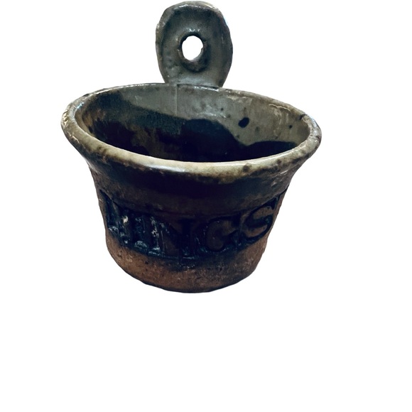 Accents | Ring Holder Studio Pottery Rustic Ceramic Wall Hanging Pot ...